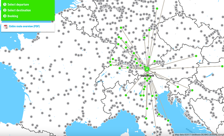 How to Save on Transportation in Europe with Buses b/w Countries & Cities
