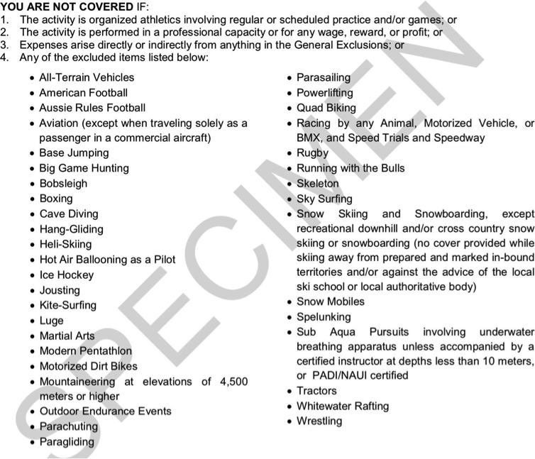 7 Best Travel Insurance for Extreme Sports and Adventure Activities